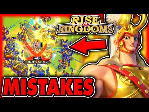 30 HUGE Mistakes EVERYONE Makes in KVK in Rise of Kingdoms