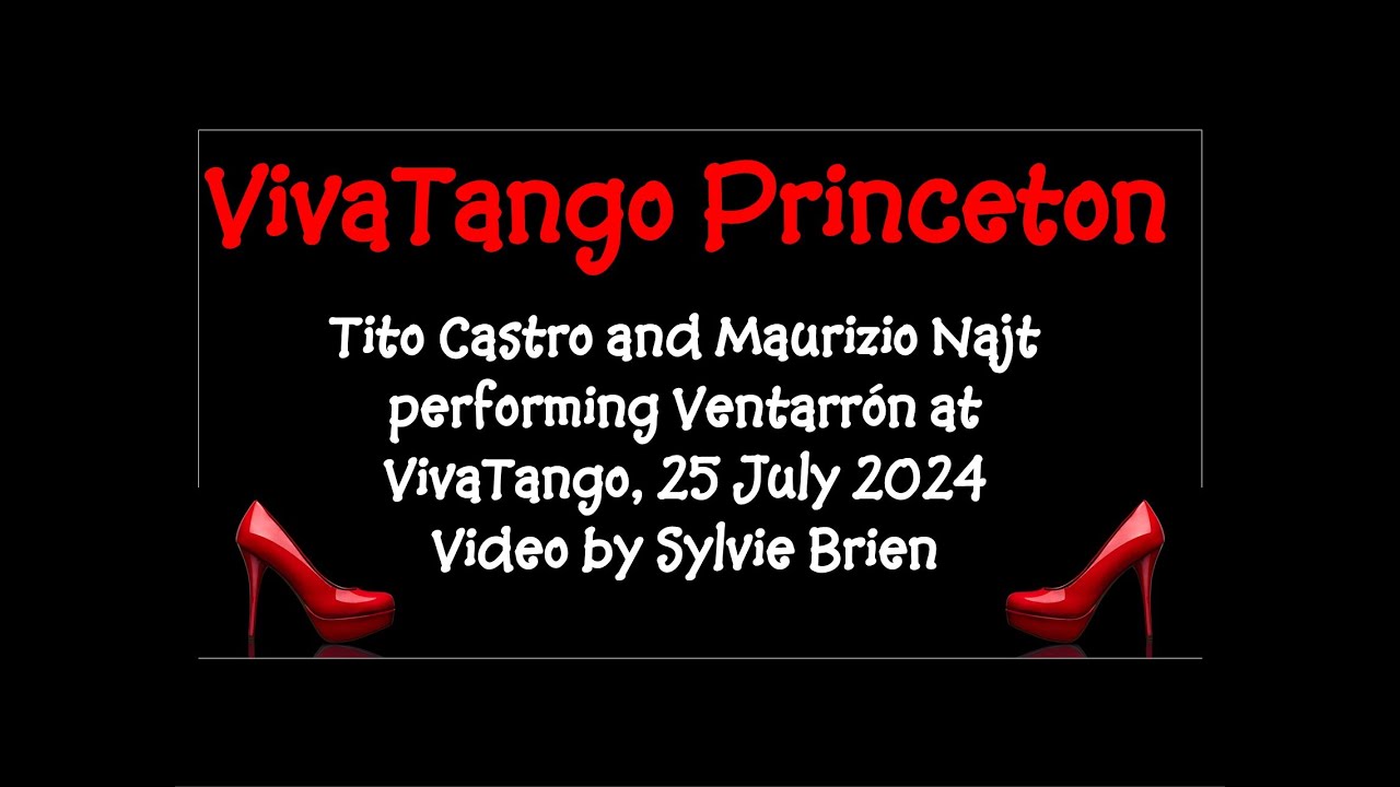 Tito Castro and Maurizio Najt at VivaTango 25 July 2024 performing ...