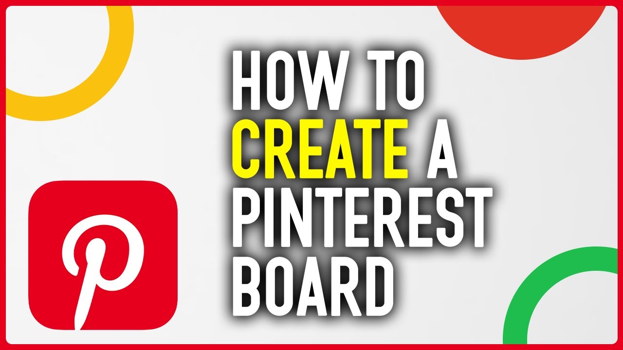 How To Create A Pinterest Board - YouTube