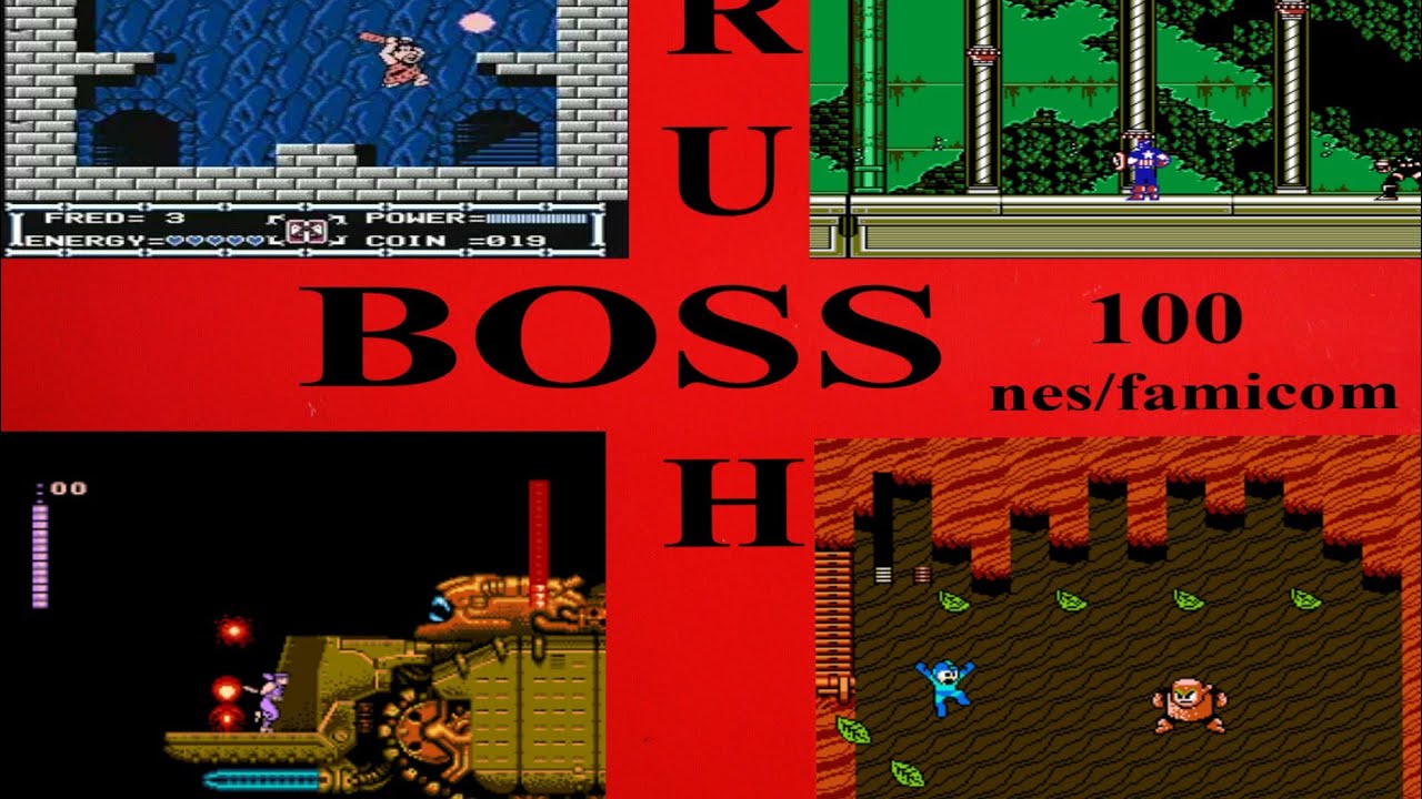 BOSS RUSH NES 100 боссов от (Kuluk01) часть 1 hard - YouTube