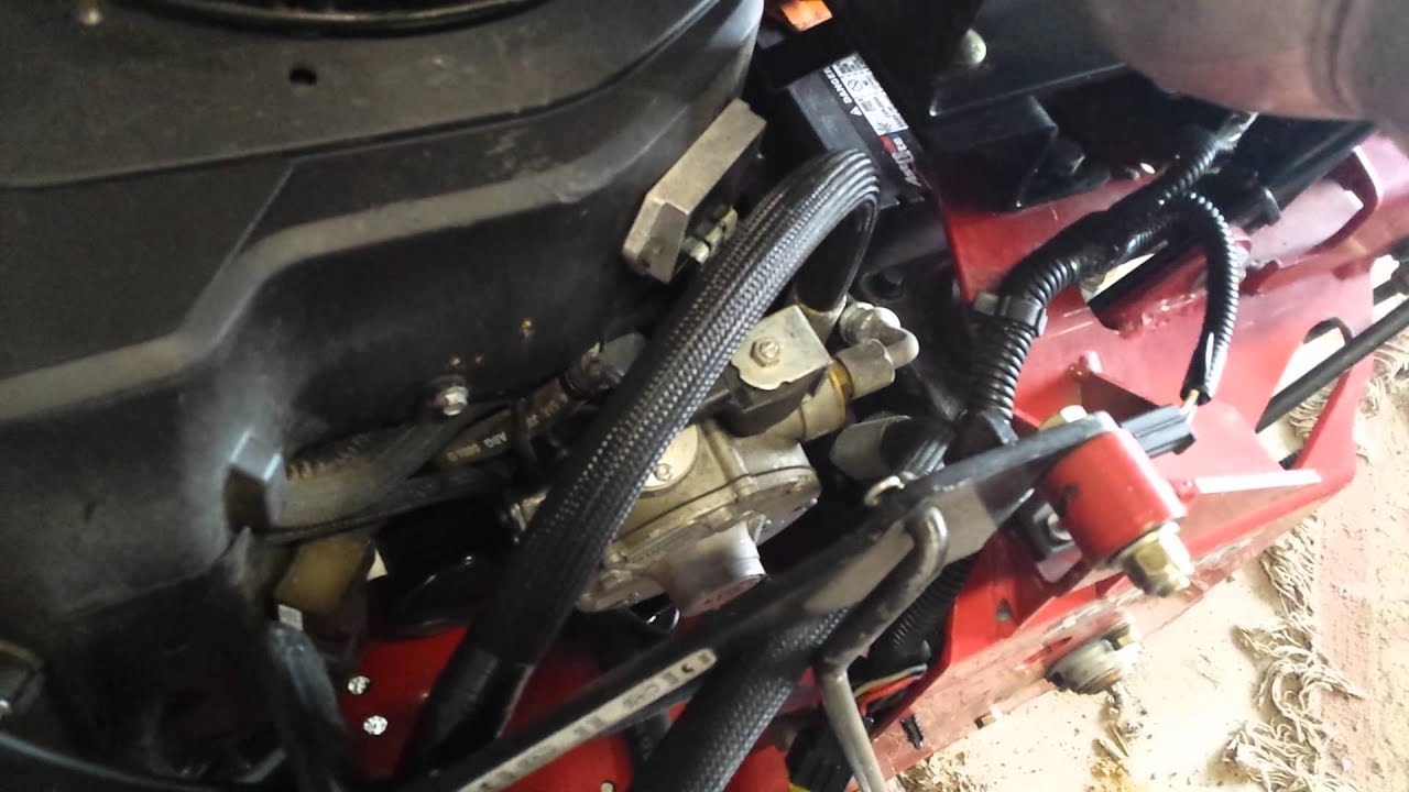 2013 60' Exmark Turf Tracer Propane Fuel - YouTube