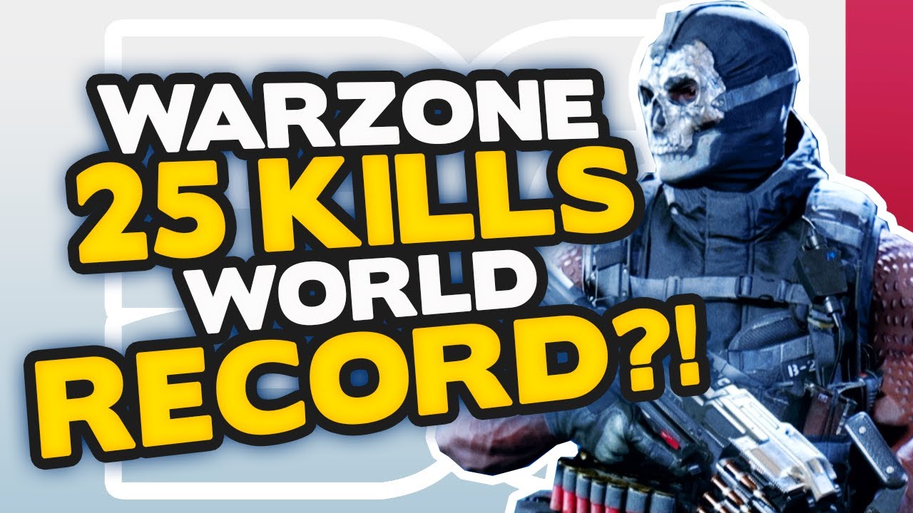 *NEW* COD Warzone 25 KILLS World Record! - YouTube