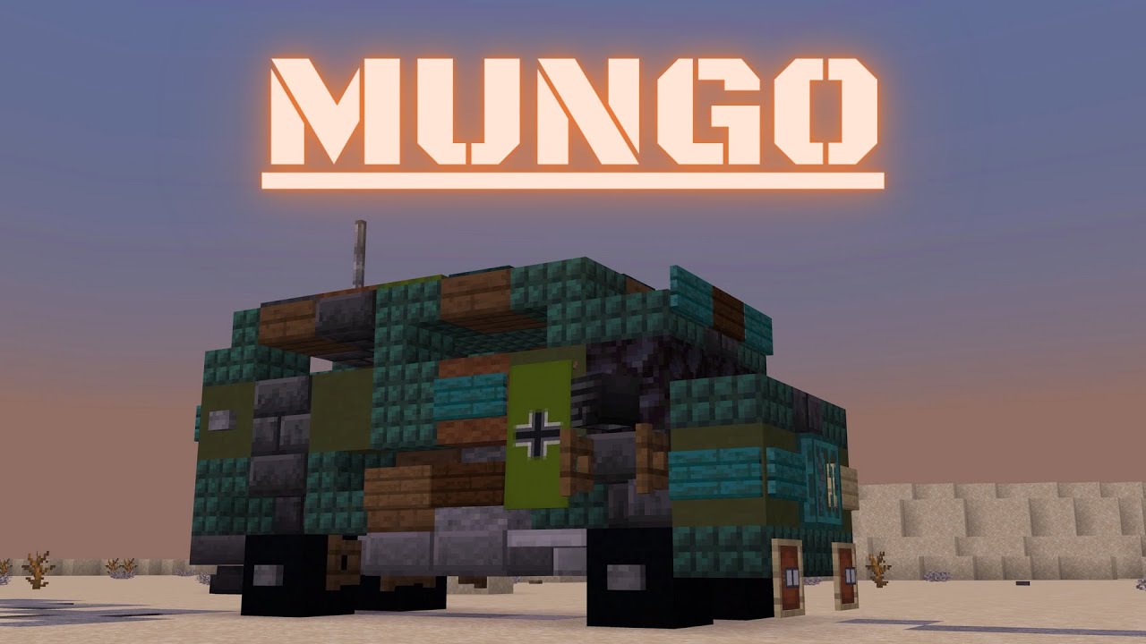 Minecraft: How to build a Military Truck in Minecraft (ESK Mungo ...