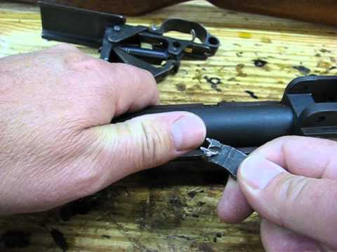 M1 Garand Lesson, Rear Hand Guard Removal - YouTube