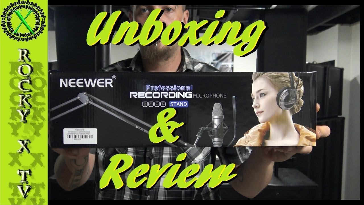Neewer NB-35 Microphone Suspension Boom & Pop Filter Review - YouTube