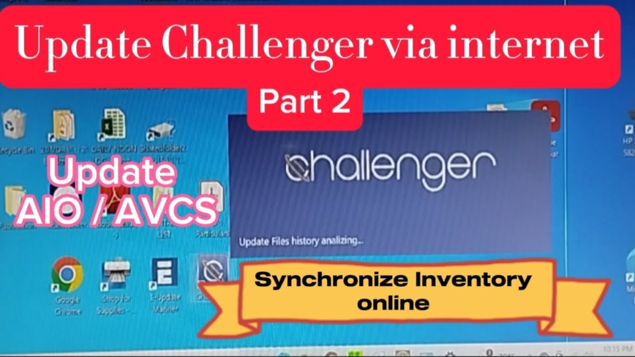 Challenger software part 2 | Synchronize Inventory online | Update ...