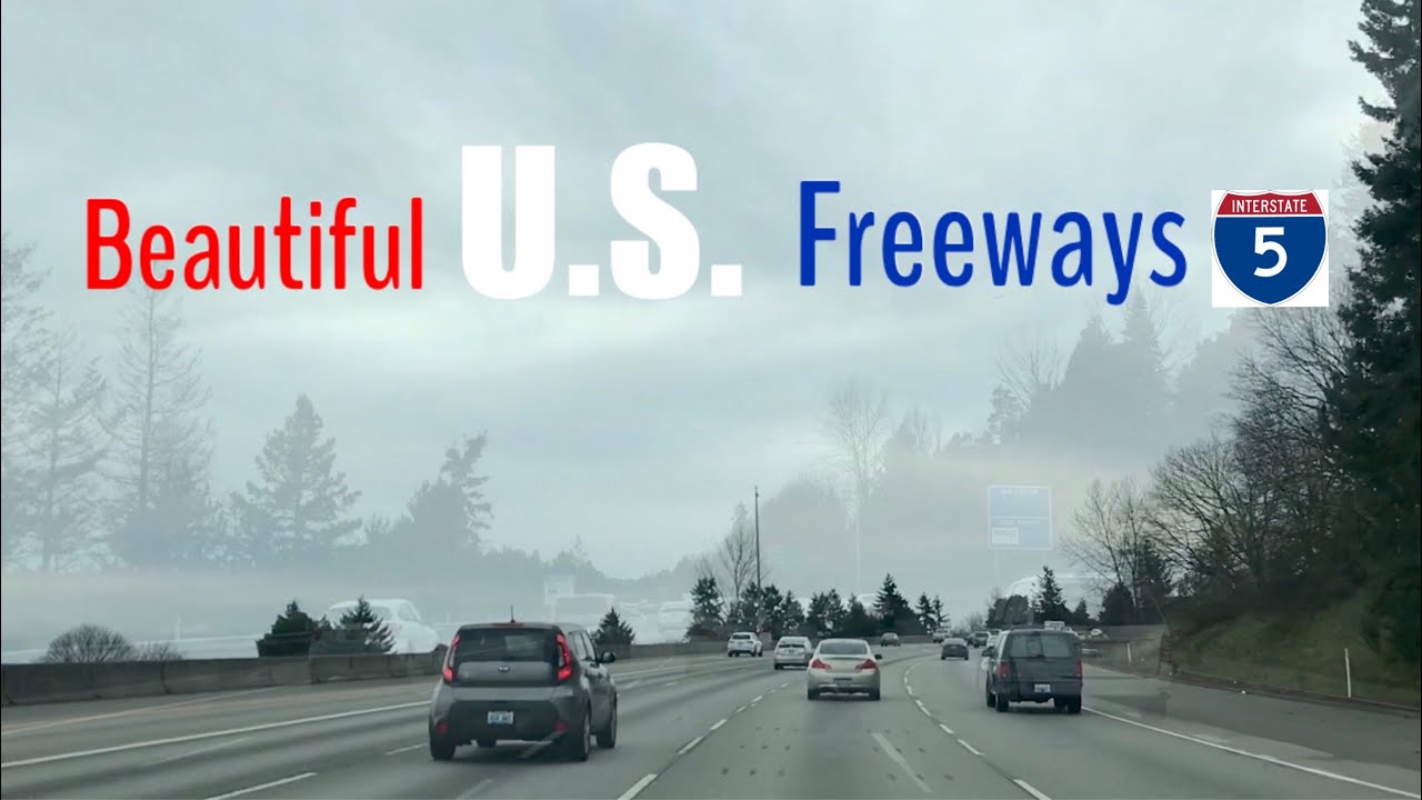 Beautiful U.S. Freeways | Interstate I-5 (Seattle & Federal Way, WA ...