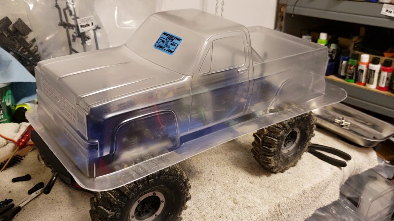 Axail scx10 ii builders kit body choice - YouTube