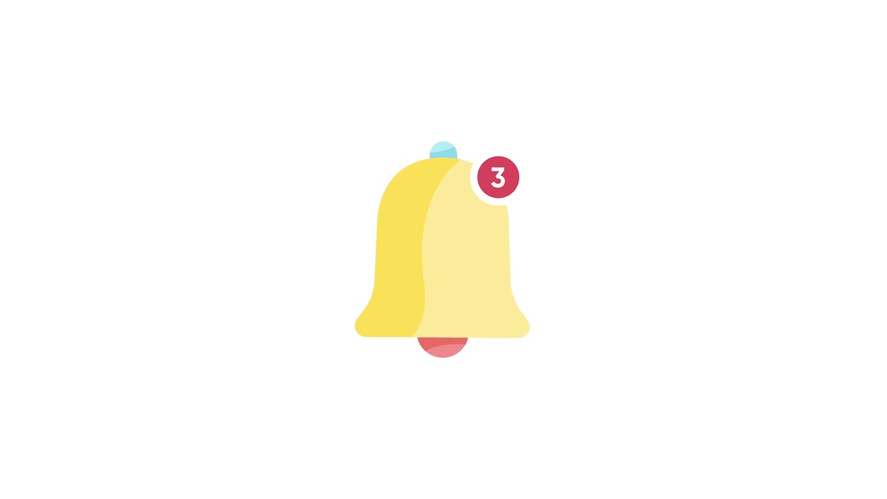 Notification Bell Animation - YouTube