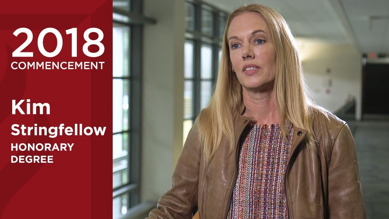 Kim Stringfellow: 2018 Honorary Degree Recipient - YouTube