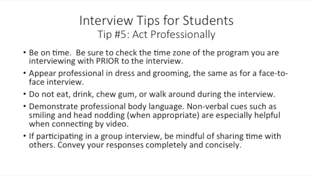 Applying to and Interviewing for Radiology Residency - YouTube