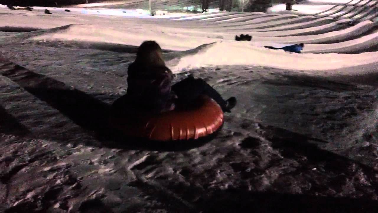 Snow Tubing at Sunburst - YouTube