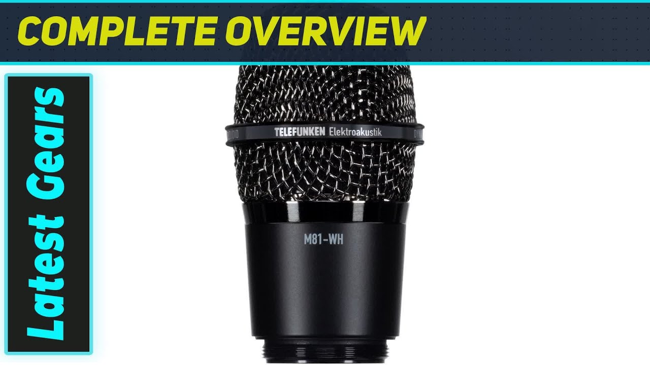 TELEFUNKEN M81-WH: The Ultimate Wireless Mic Head for Pristine Speech ...