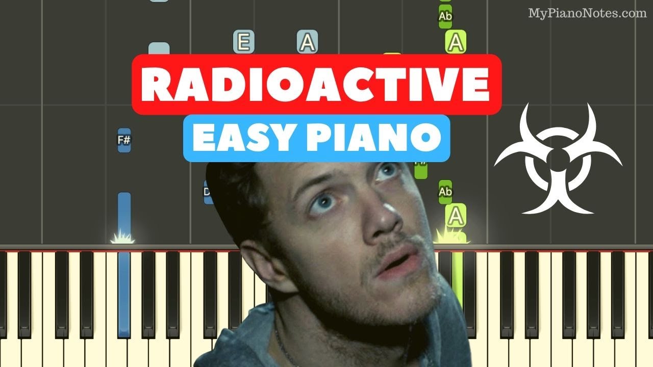 Radioactive Piano Notes & Chords | Complete Tutorial for Beginner to ...