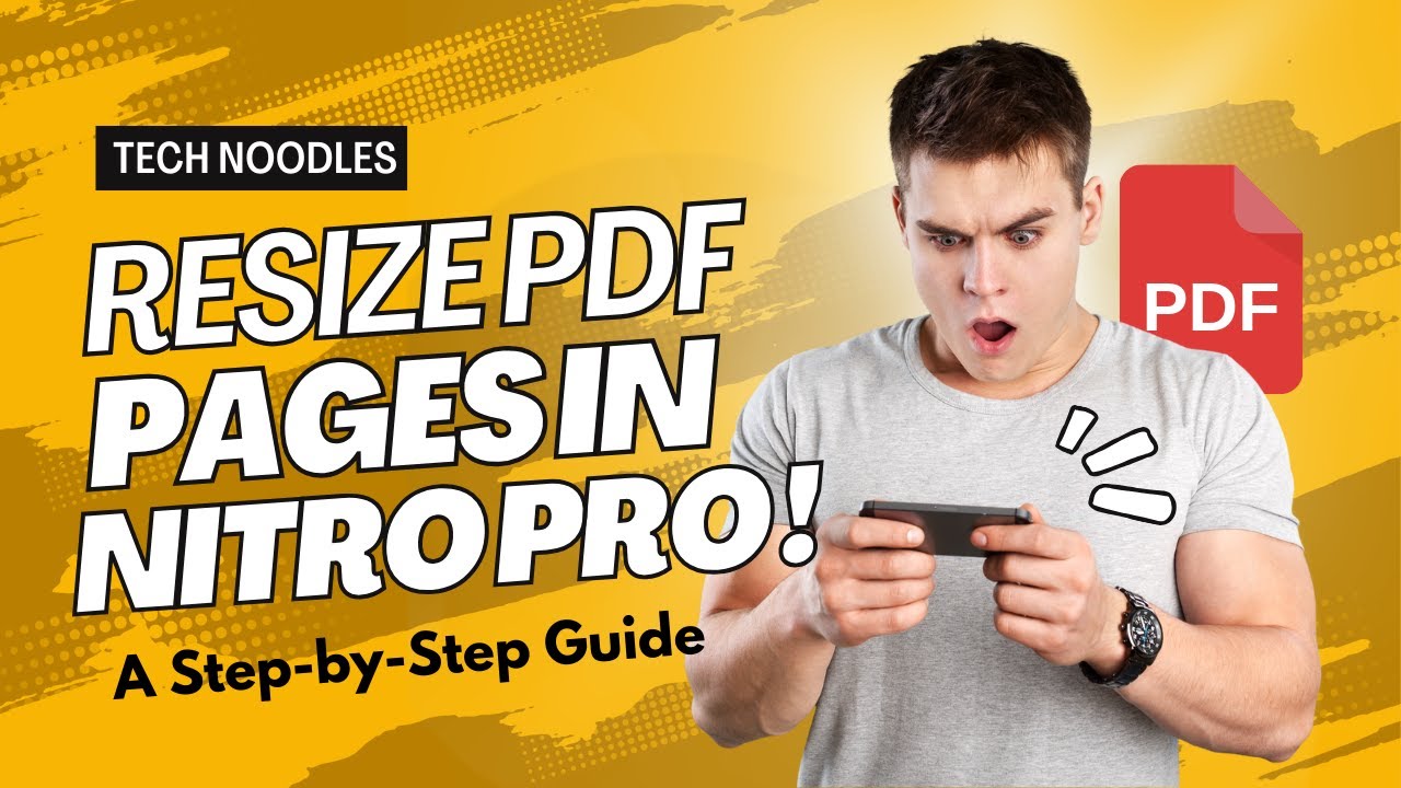 Effortlessly Resize PDF Pages In Nitro Pro: A Step-by-Step Guide - YouTube