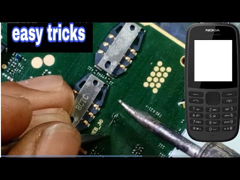 nokia 105 ta1174 white display jumper solution - YouTube