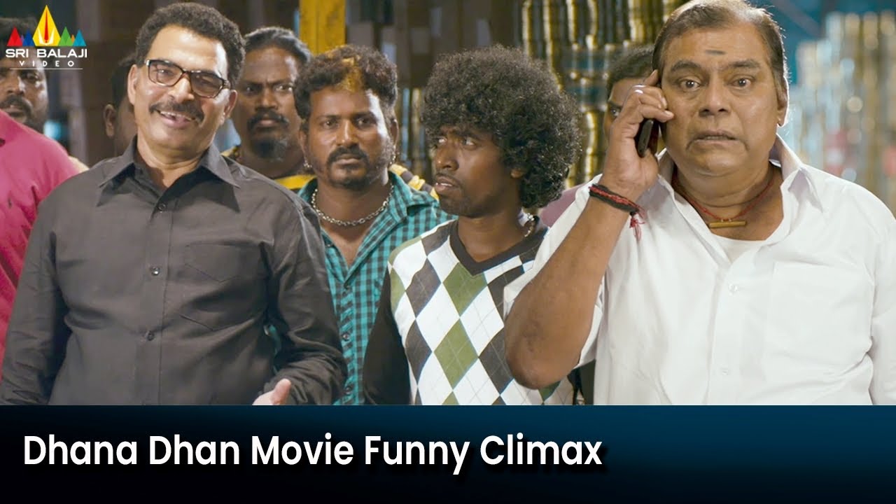 Dhana Dhan Movie Funny Climax | Telugu Movie Scenes | Vaibhav | Kota ...