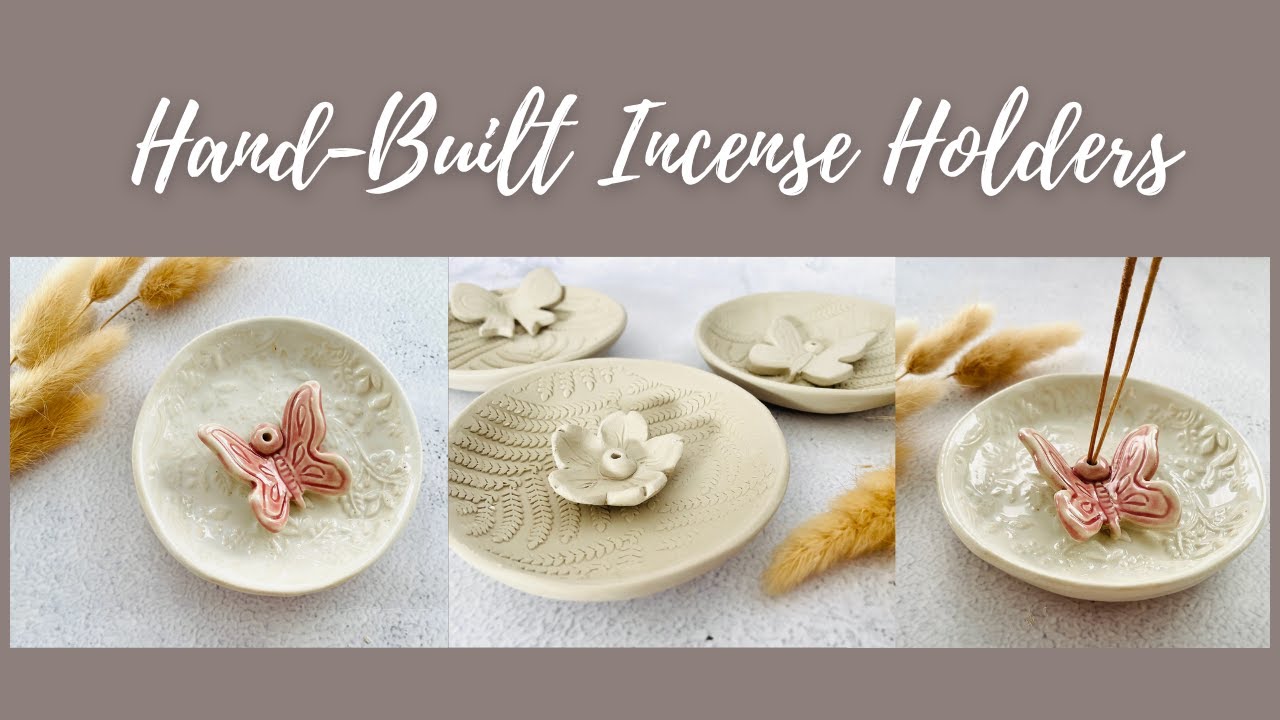 Hand-Built Incense Holders (Handbuilding Pottery Tutorial) - YouTube