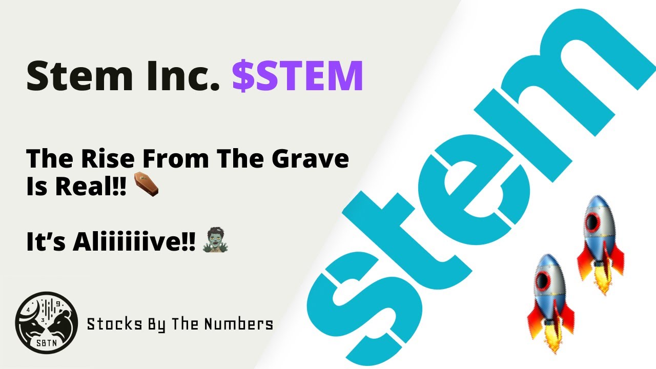 Quick Update On Stem Inc ($STEM) Storming Back From 30 Cents To Almost $1!! - Something's ...