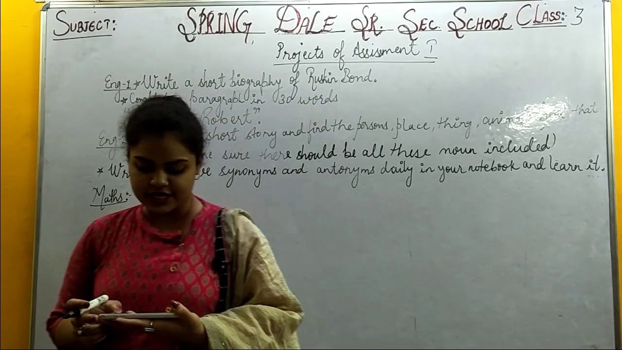 Class-3 Project Work - YouTube