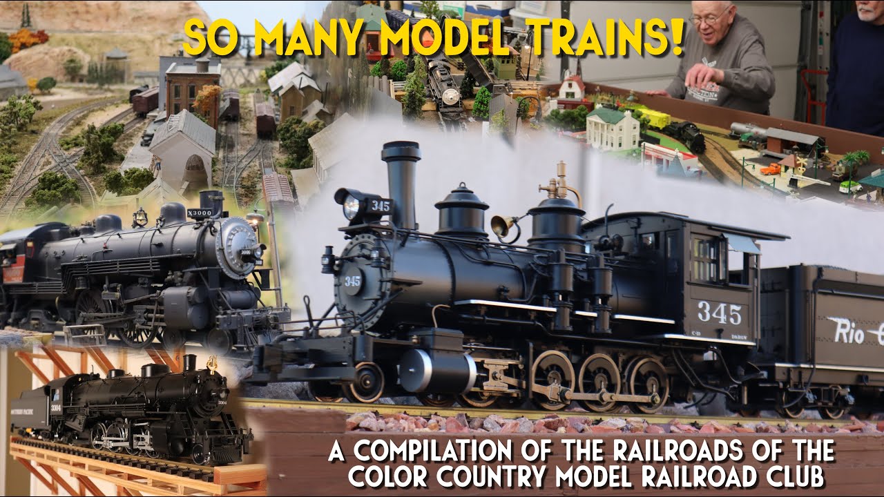 Railroads of the Color Country Model railroad club, 2022. - YouTube
