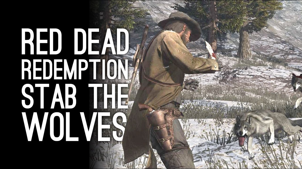 Let's Play Red Dead Redemption (WOLF KNIFING CHALLENGE) - Ep. 5 - YouTube