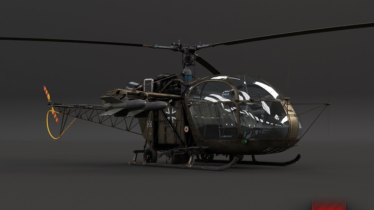 Helicopter Attack - SA 313B Alouette II (Germany) - YouTube