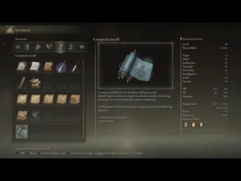 ELDEN RING Conspectus Scroll & Glintstone Craftsman's Cookbook [ 5 ...