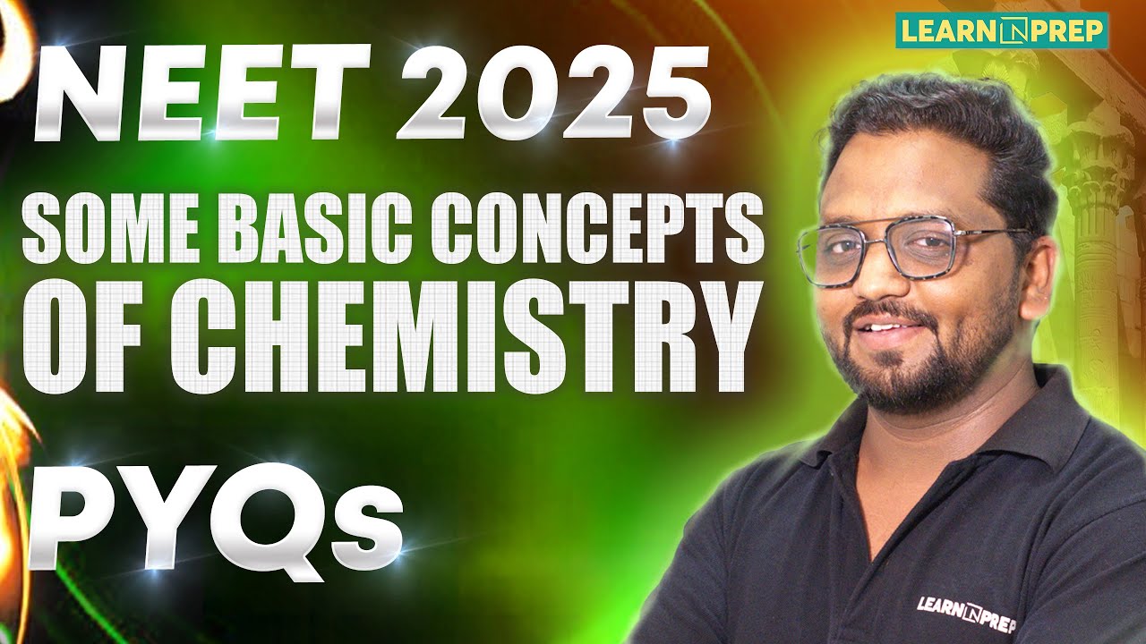 NEET 2025 | Some Basic Concepts of Chemistry PYQs | Important Questions ...