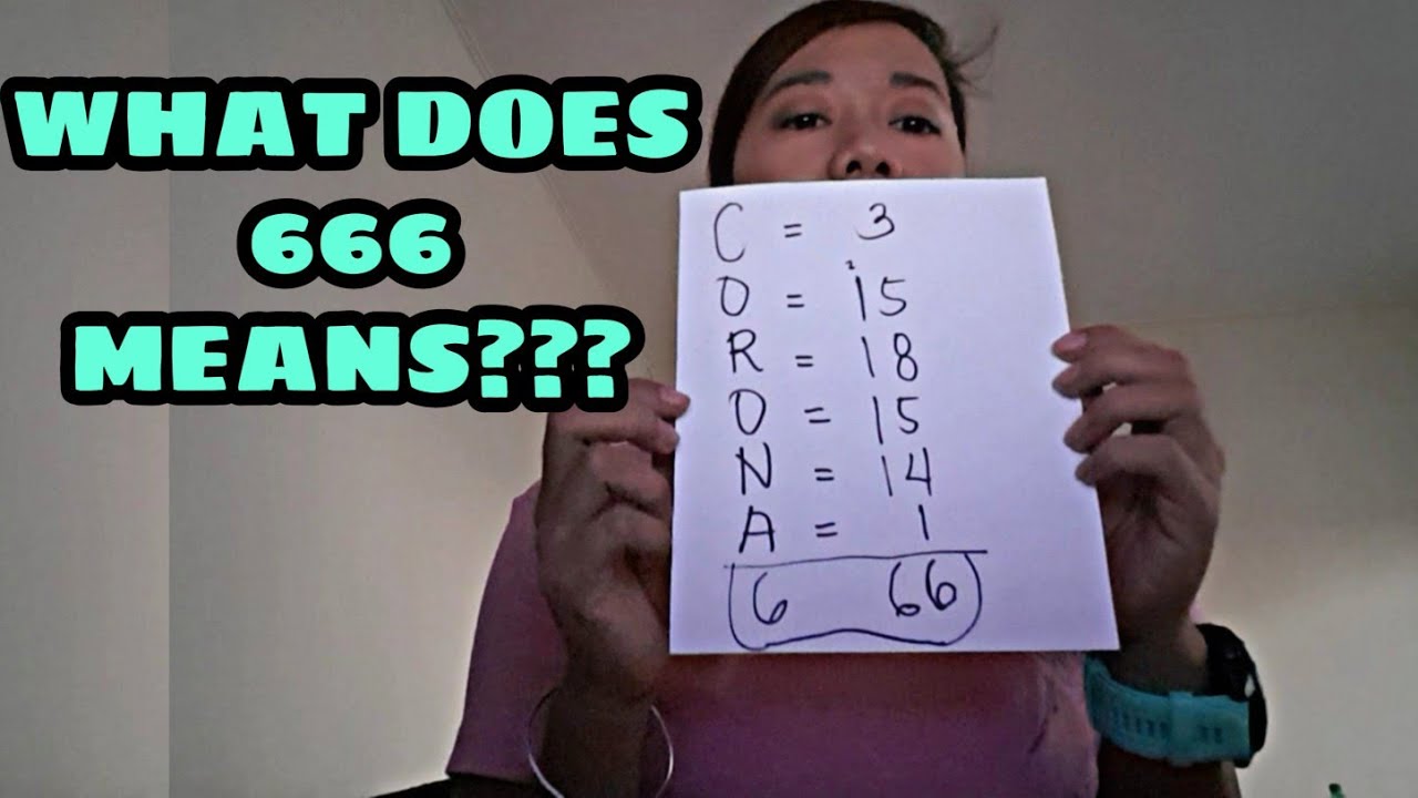 CORONA VIRUS IS 666??? - YouTube