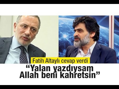 Fatih Altaylı'dan Ali Karahasanoğlu'na sert yanıt