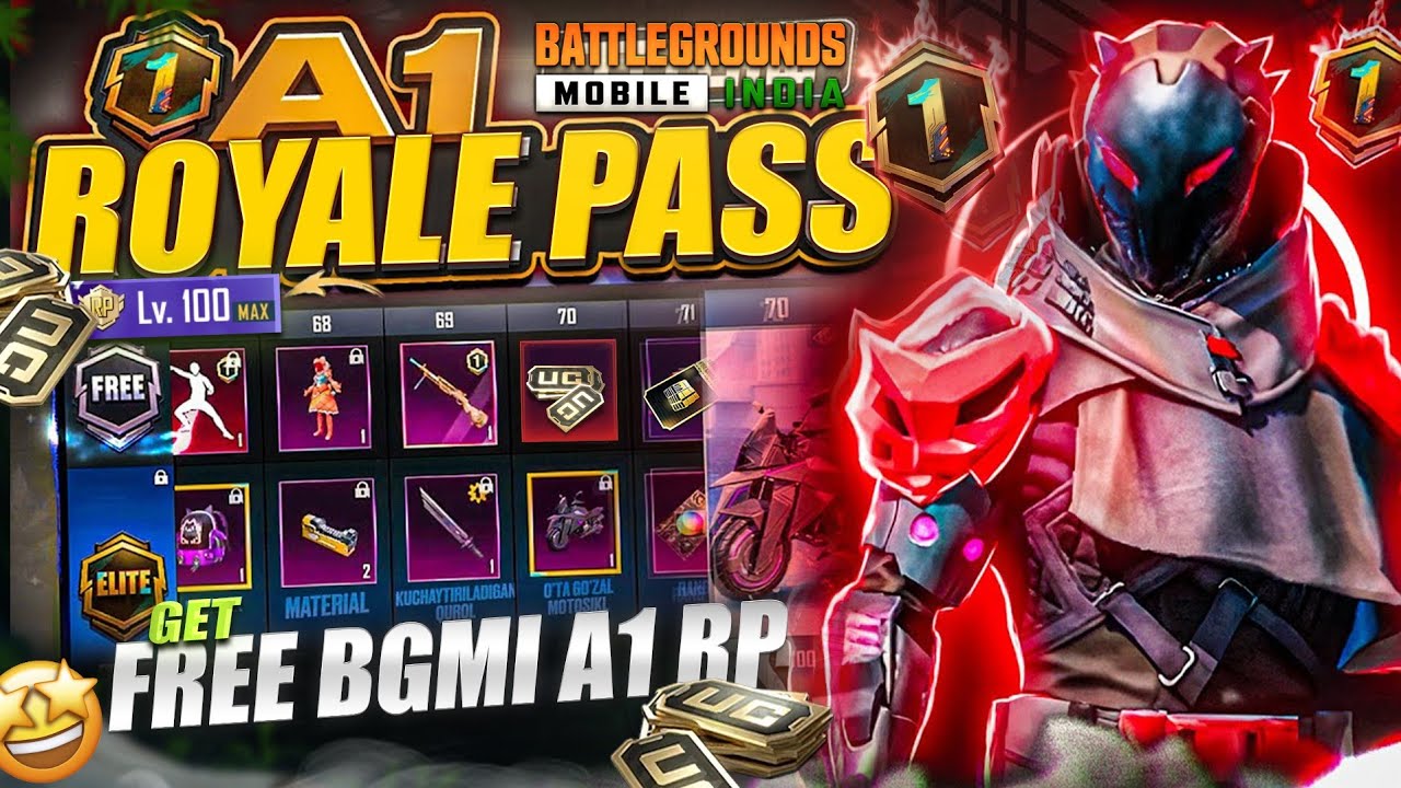 BGMI A1 Royale Pass 1 to 100 MAXOUT | GET FREE Royale Pass | Don't Do ...