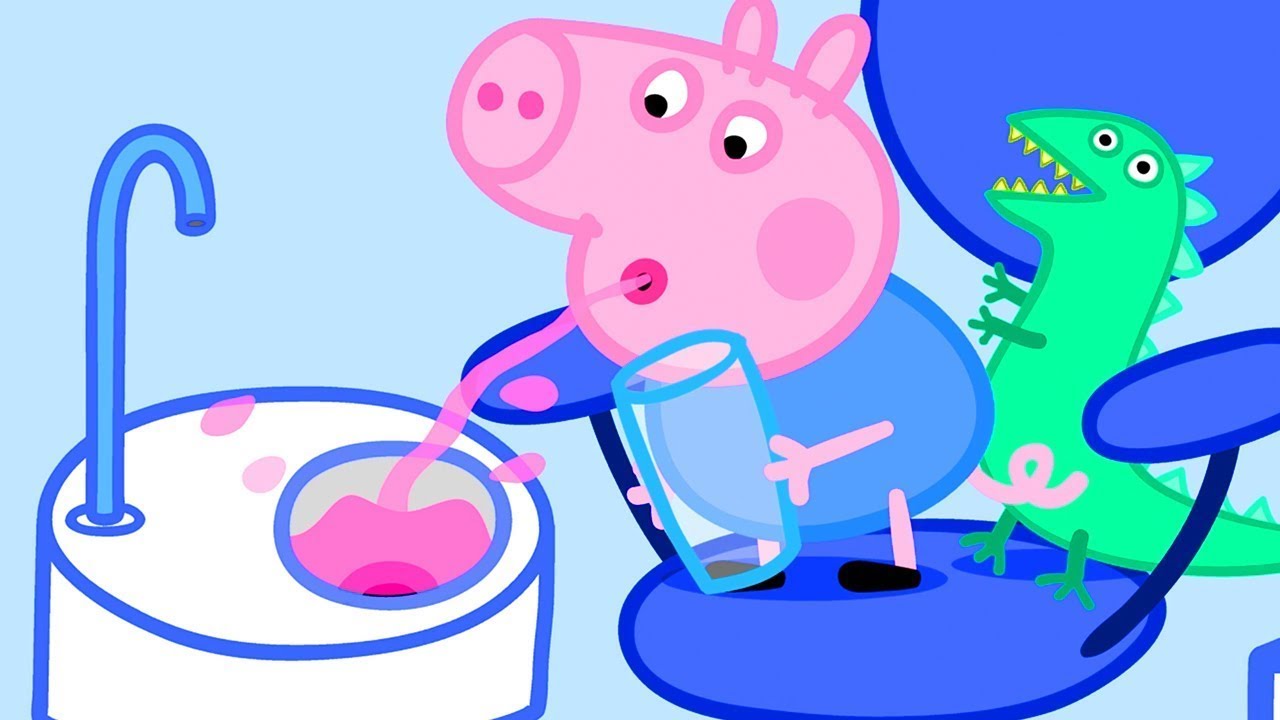 Peppa Pig and George at the Dentist | Peppa Pig Official Channel - YouTube