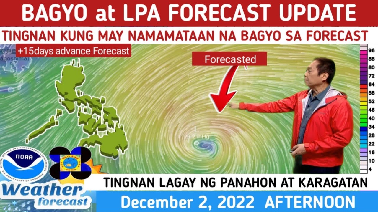 BAGYO AT LPA FORECAST UPDATE | WEATHER UPDATE TODAY DECEMBER 2, 2022p.m ...