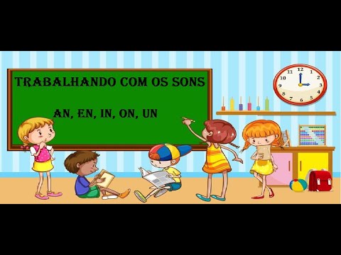Aula interativa com an, en, in, on, un - YouTube