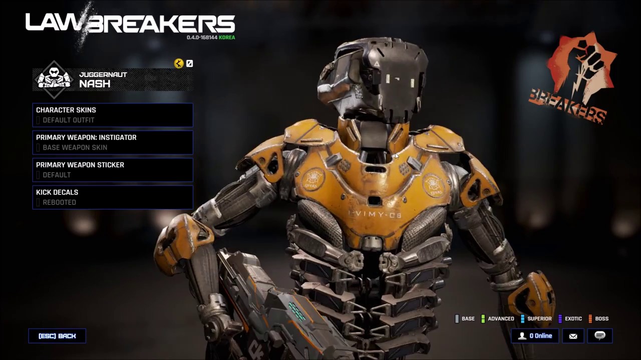 LawBreakers - All Classes Overview & Test Play - YouTube