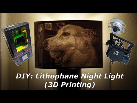 DIY: Lithophane Night Light (3D Printing) - YouTube