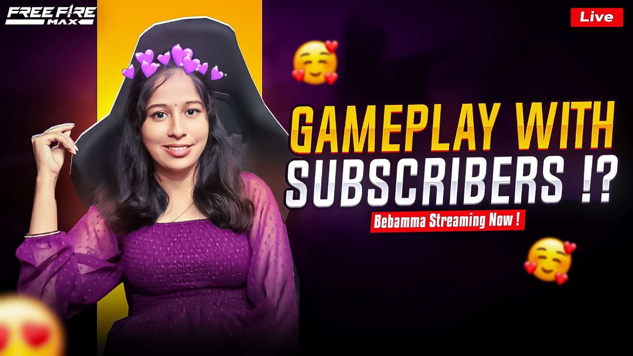 CS RANK PUSHING - HTG BEBAMMA IS LIVE | Free fire live telugu | GIRL ...