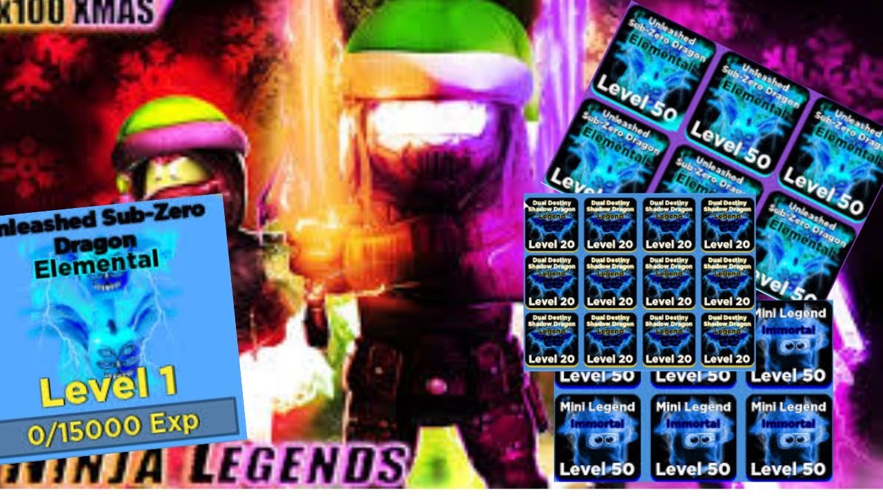 Ninja legends giveaway elemental - YouTube