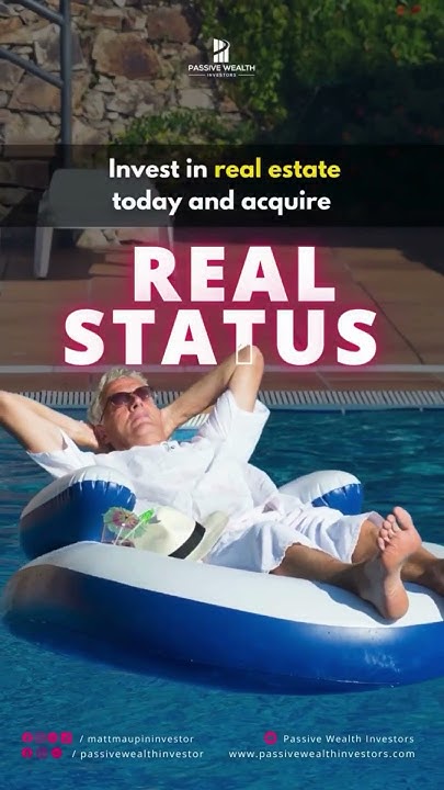 Invest in real estate today and acquire REAL STATUS - YouTube Invest in real estate today and acquire REAL STATUS - YouTube