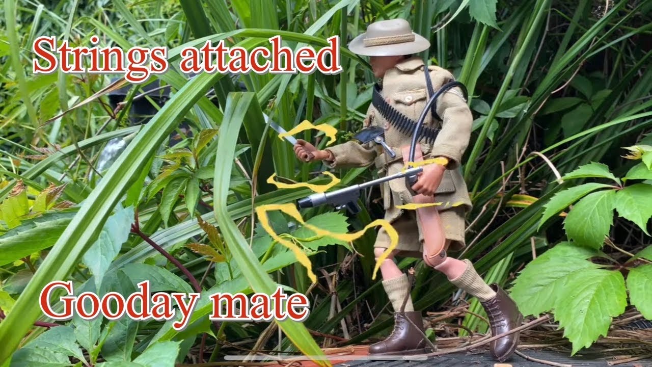 Action man”strings attached”. Cupboard update,Australian jungle fighter ...