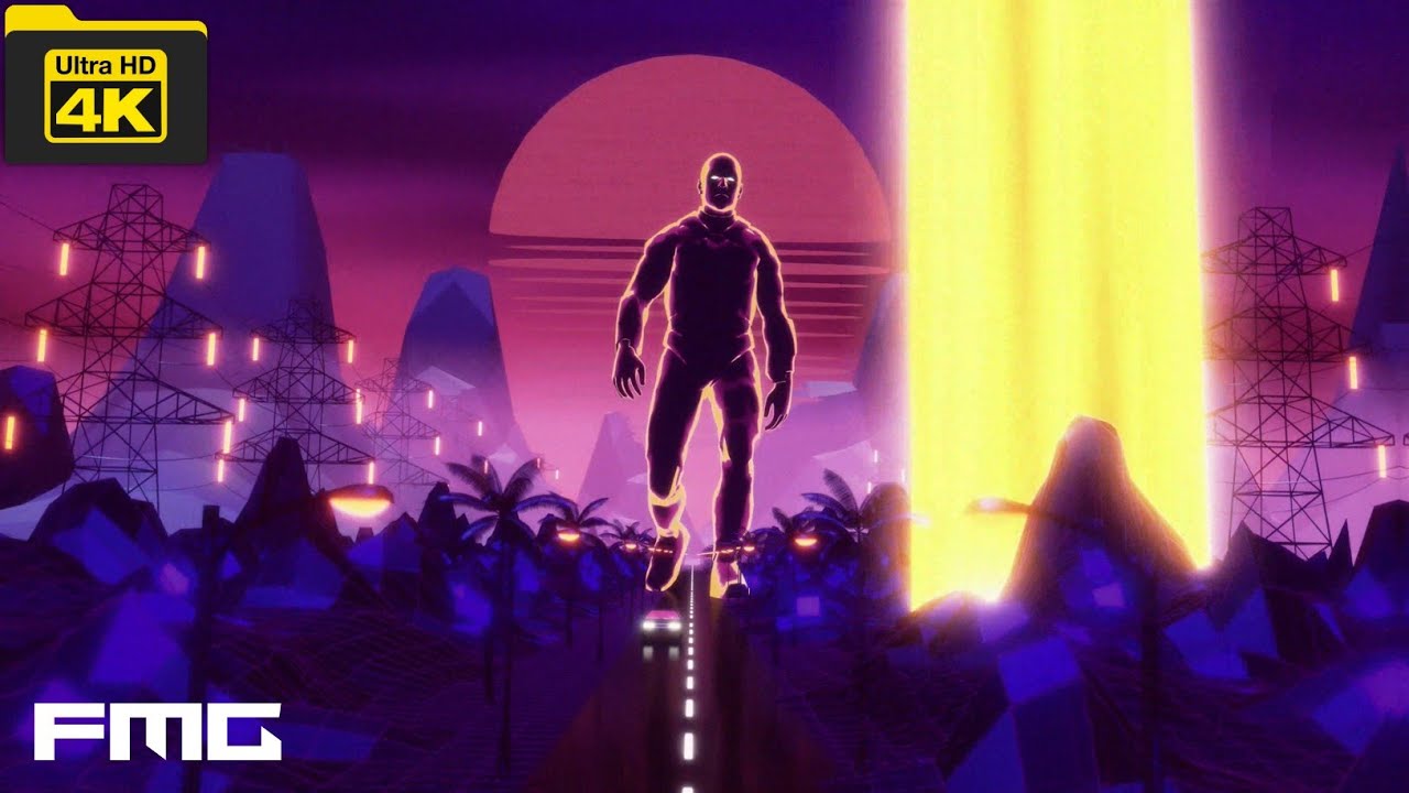 4K Video | Cyberpunk retro walk | No Copyright Vj Loop Background Video ...