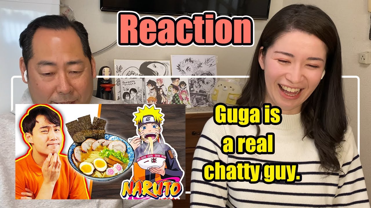 Uncle Roger Review NARUTO RAMEN Guga Foods / Japanese Lady Reaction ...