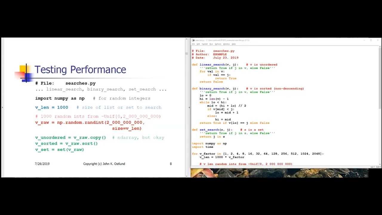 MSCF Python Basics 2024 Week5 1of3 - YouTube