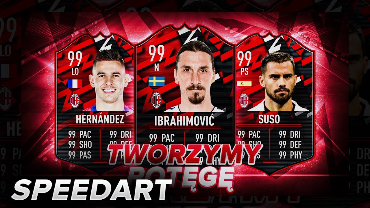 🔥 AC MILAN FIFA 20 THUMBNAIL 🔥 SPEEDART #27 🔥 - YouTube