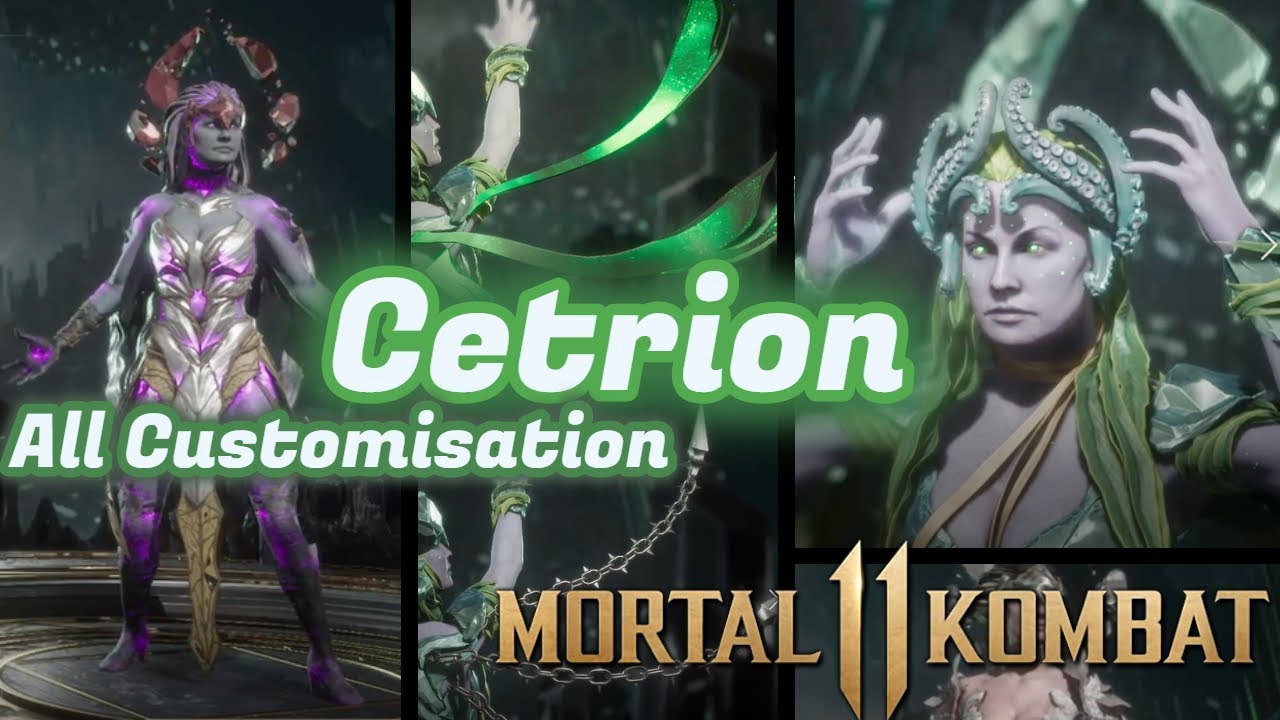 ALL CETRION CUSTOMISATION! Gear, Skins, Intro and Victory Poses ...