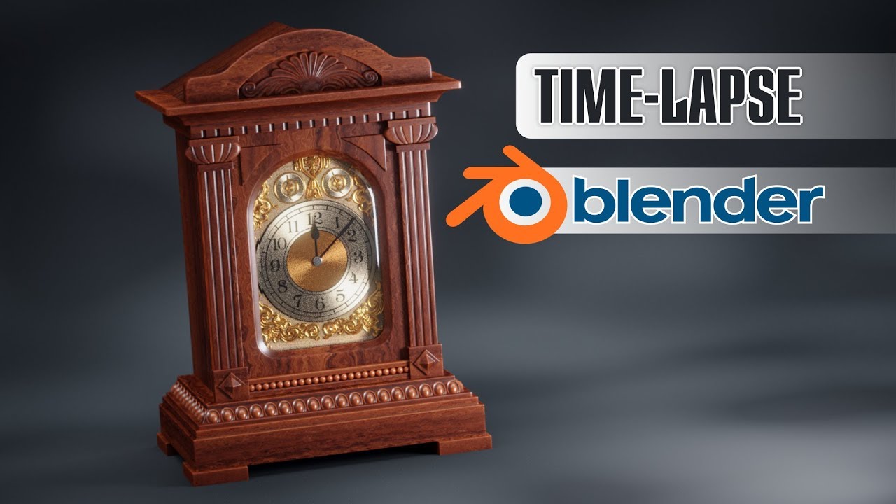 Old clock. Blender, Cycles. Time-lapse - YouTube