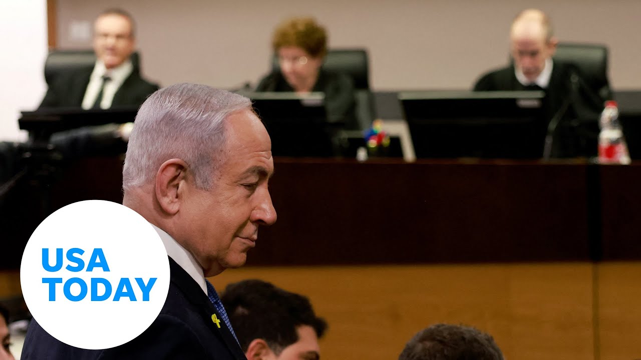 Benjamin Netanyahu testifies in his corruption trial | USA TODAY - YouTube