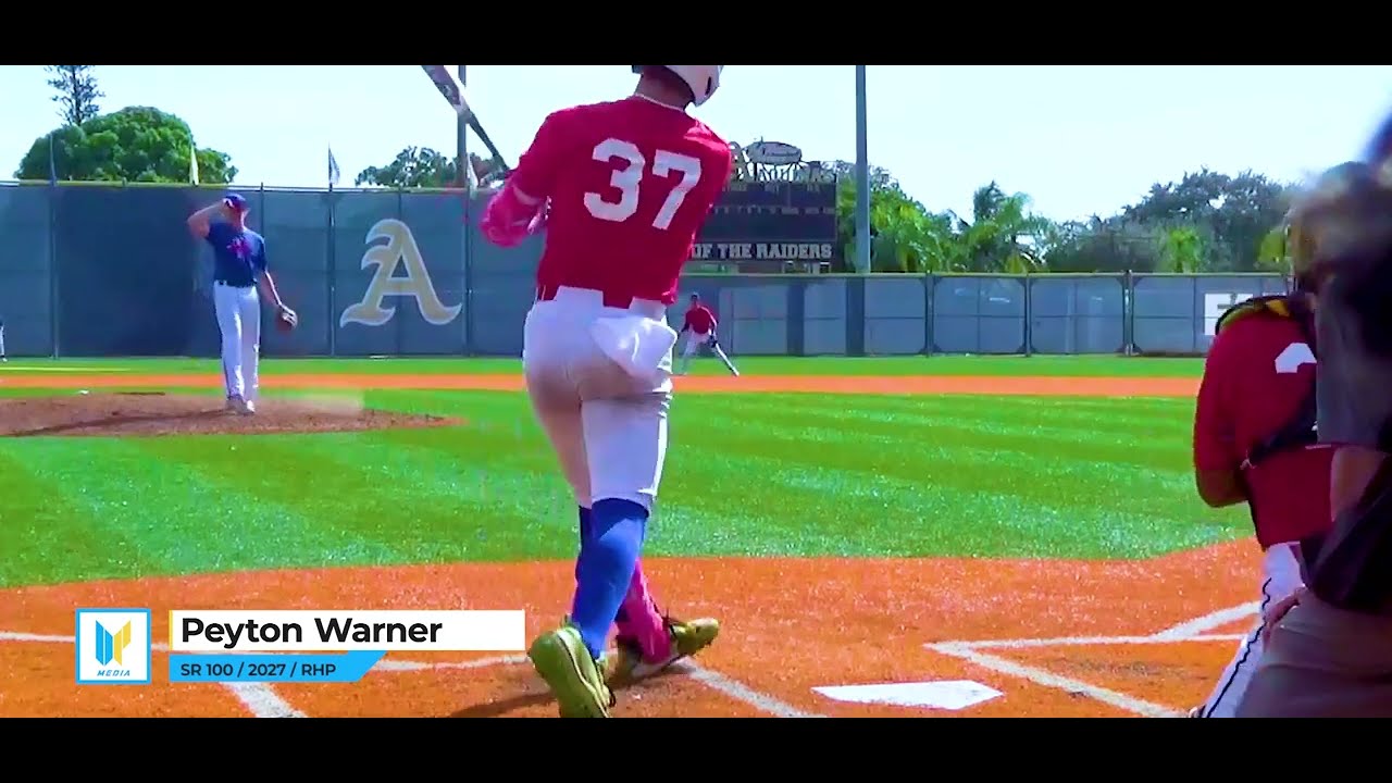 2027 RHP Peyton Warner (Trinity Christian, FL) - YouTube