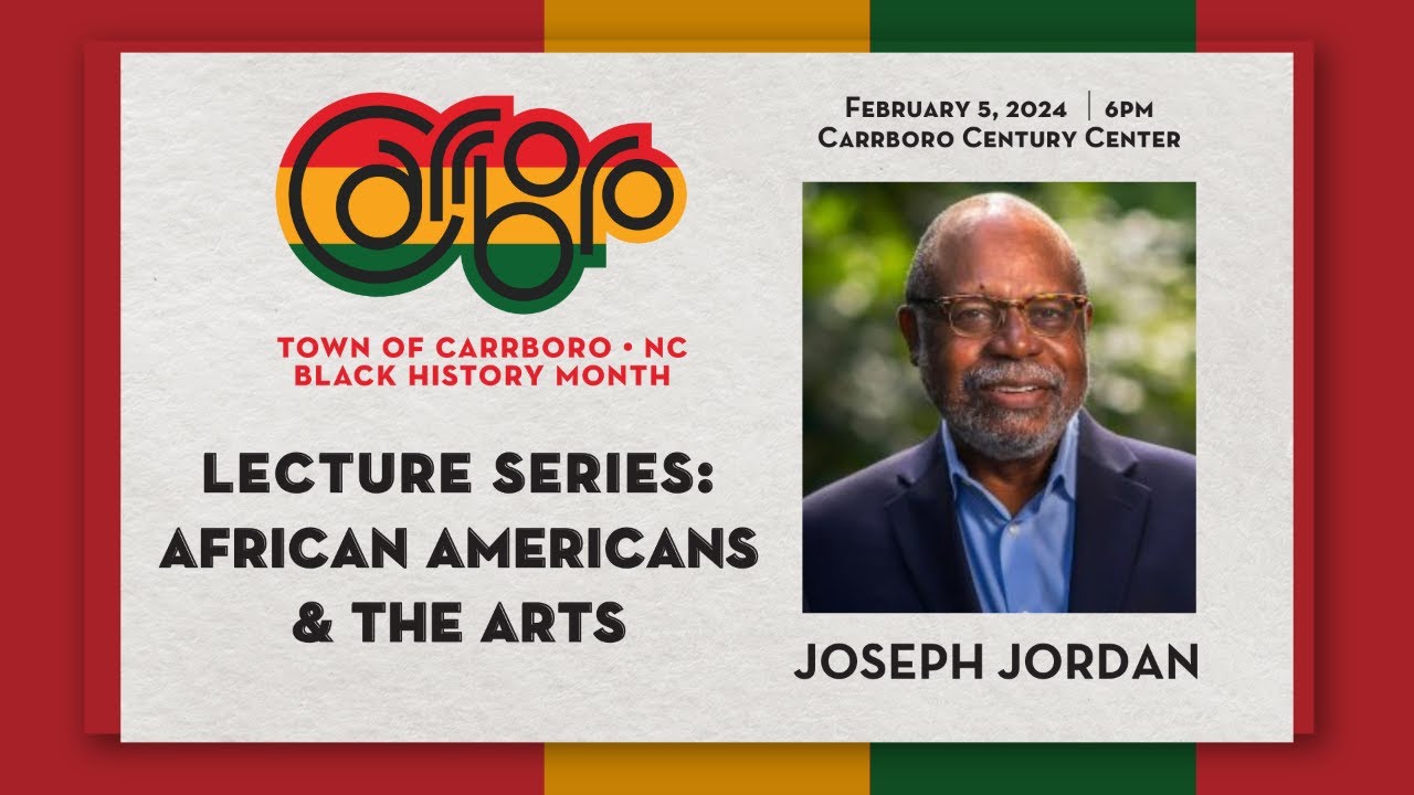 Monday, Feb. 5 – African Americans and the Arts, an evening with Joseph ...
